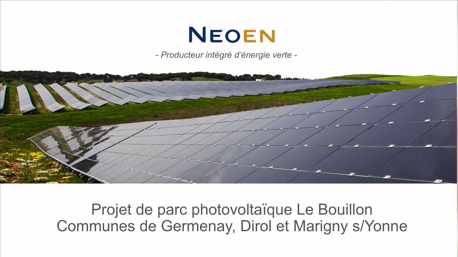 Un projet de parc solaire géant à Germenay, Dirol et Marigny – Adret Morvan